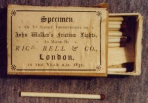 Made up in Britain: Match : John Walker 1826