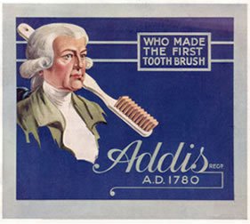 Made up in Britain: Toothbrush : William Addis 1780